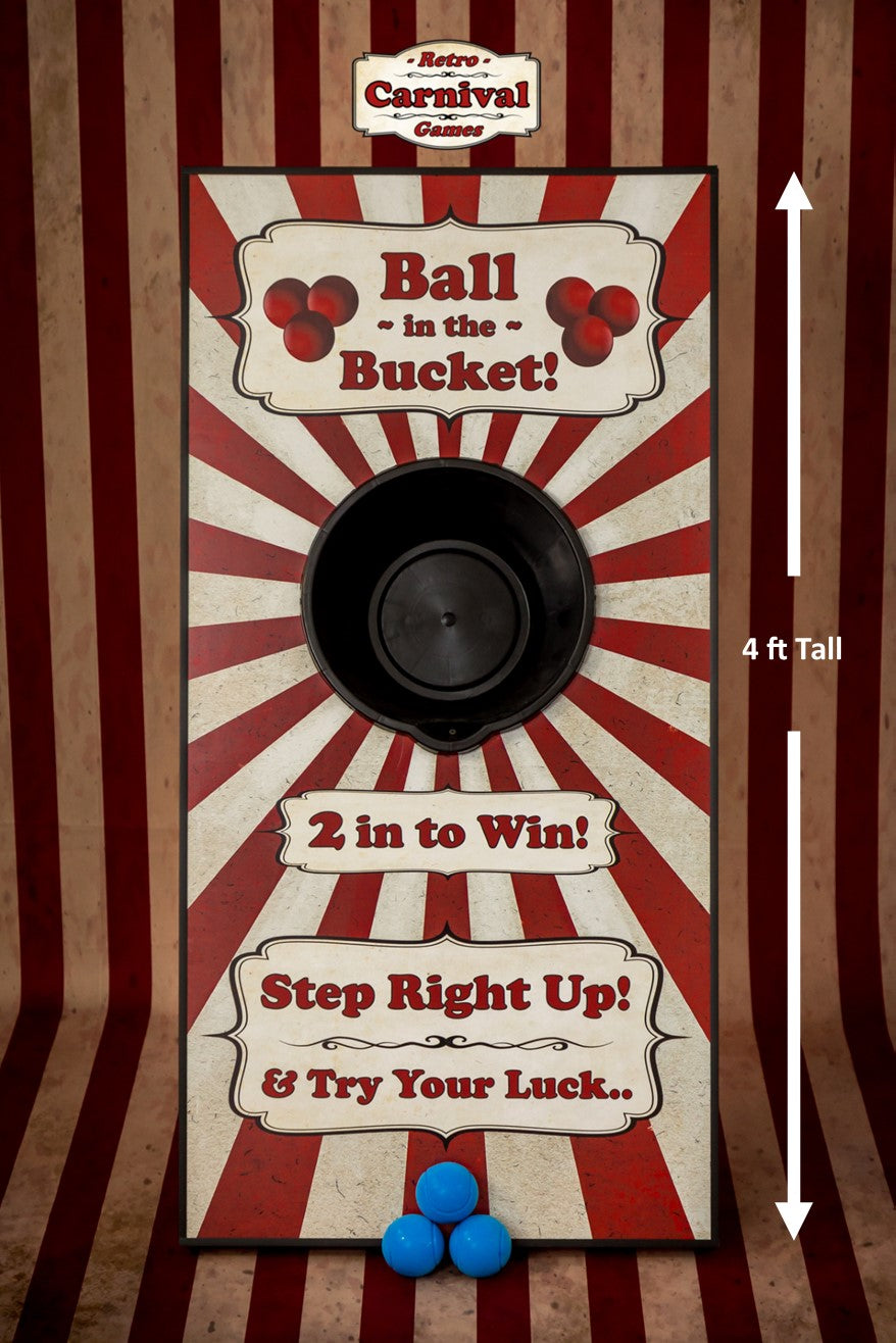 Ball in the Bucket – Retro Carnival Games