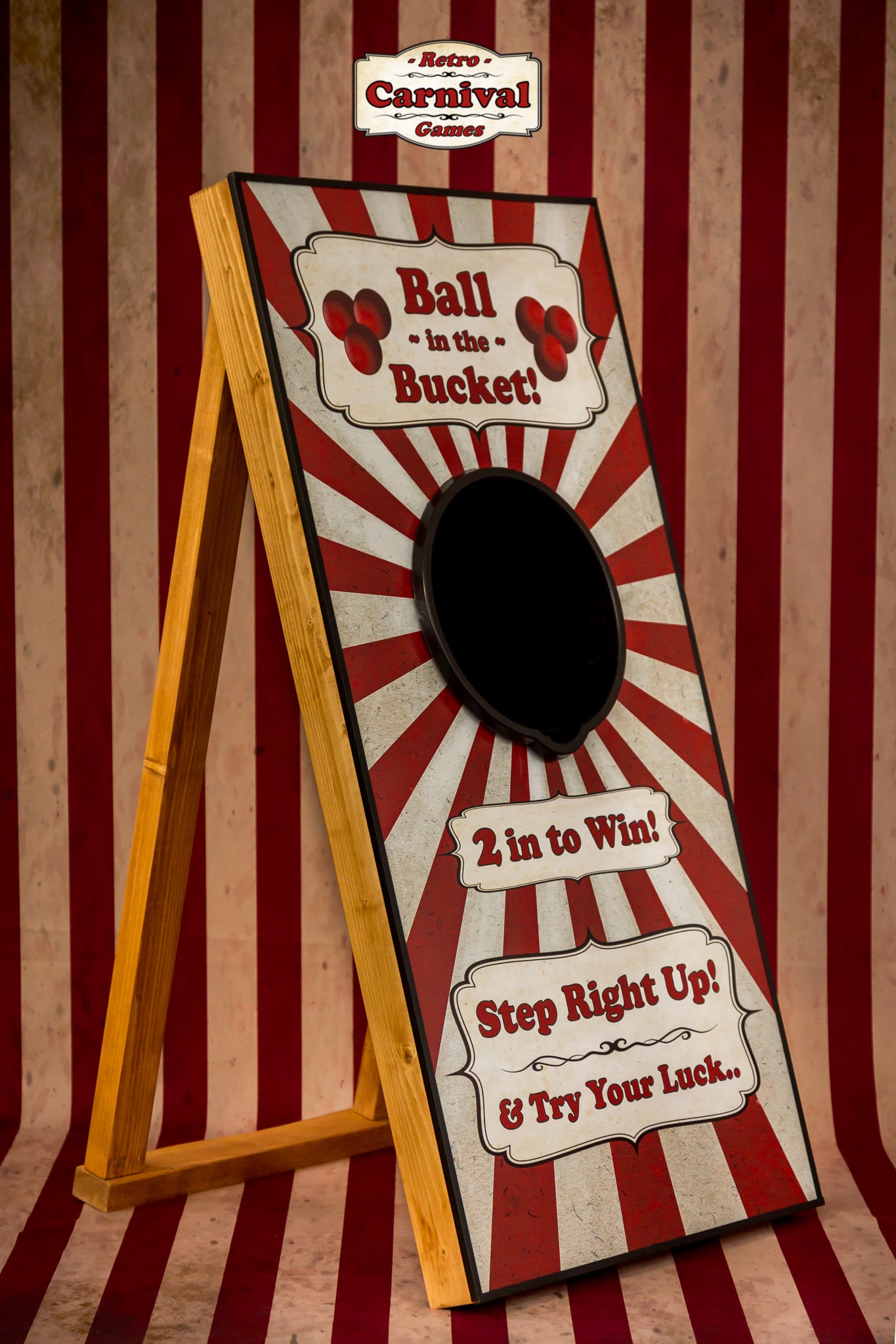 Ball in the Bucket – Retro Carnival Games