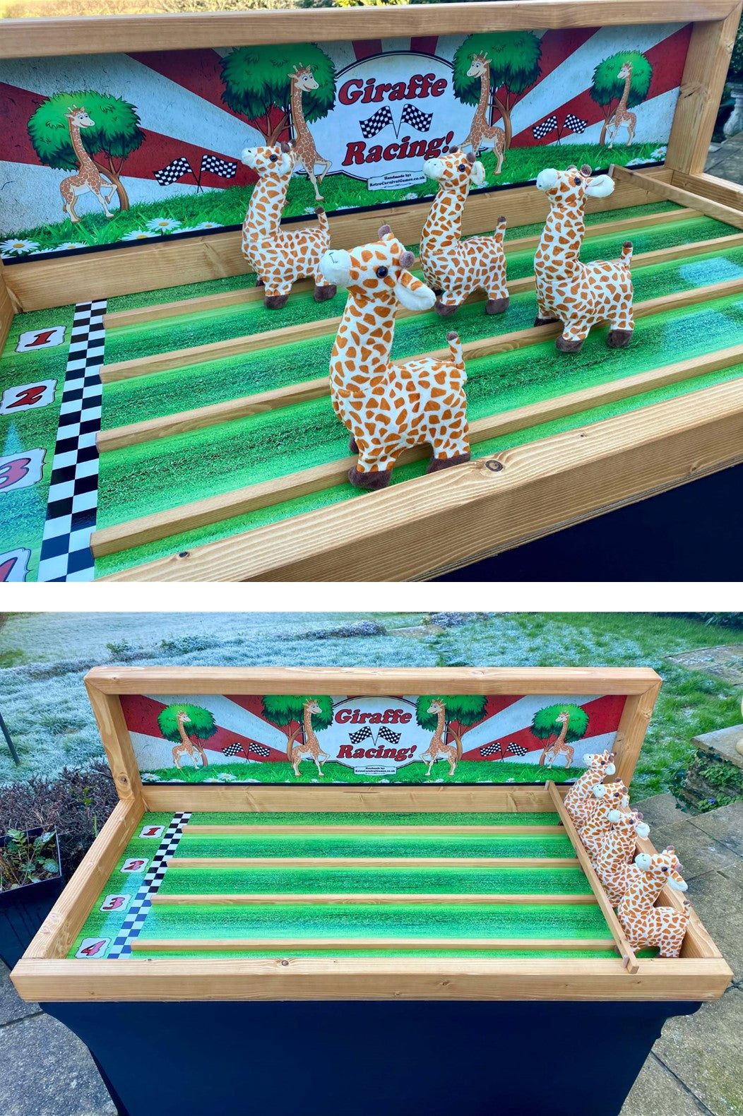 Giraffe Racing – Retro Carnival Games