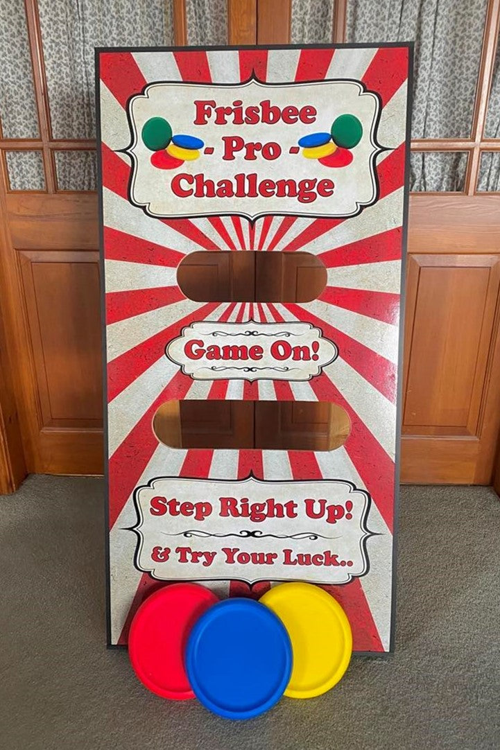 Frisbee Pro Challenge – Retro Carnival Games